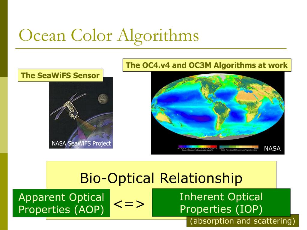 Ppt Evaluating Two Approaches To The Bio Optical Model For Coastal Waters Powerpoint