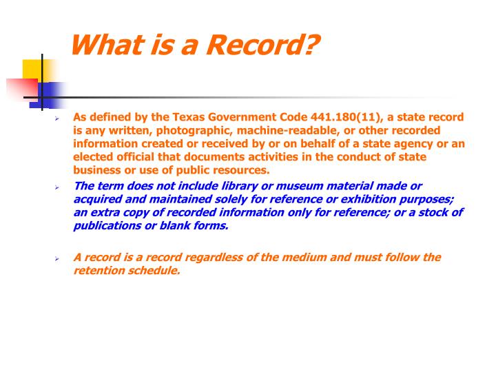 PPT - UT Tyler Records Management Training PowerPoint Presentation - ID ...