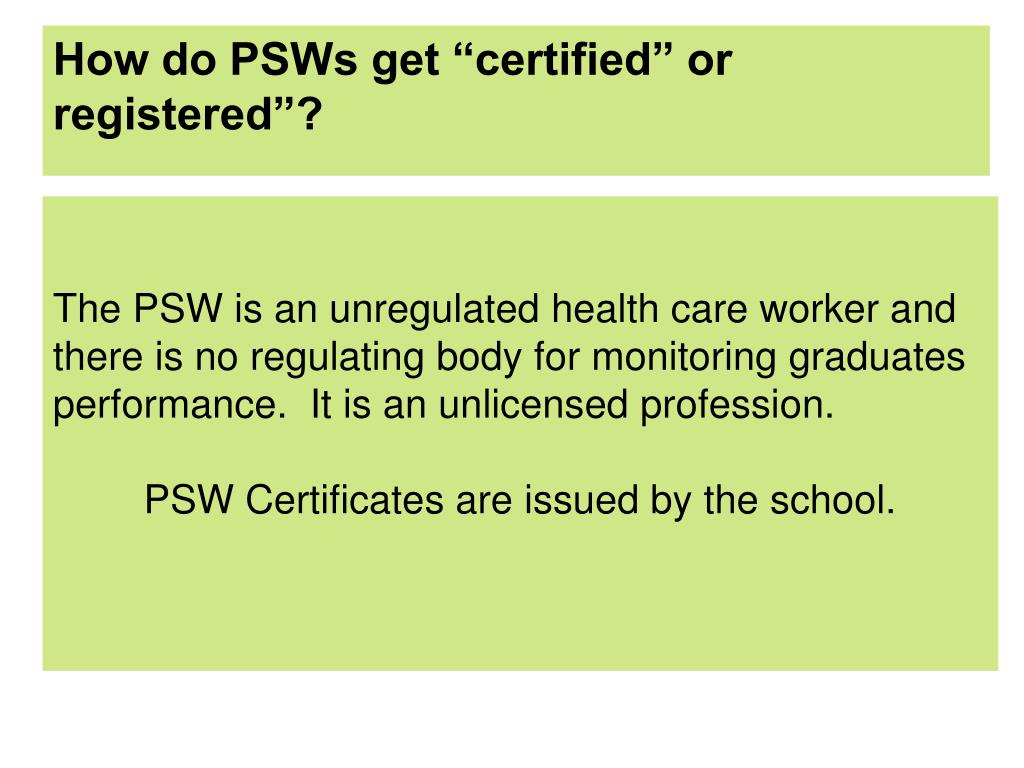 PPT - PSW Information Session October 8, 2014 1:30pm PowerPoint ...