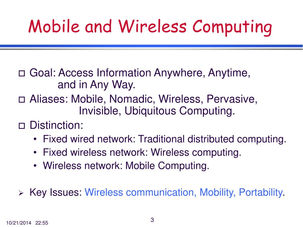 Ppt Mobile And Wireless Access For Pervasive Computing Powerpoint