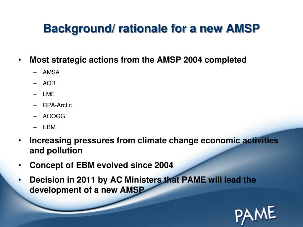 PPT - Arctic Marine Strategic Plan Update to the EPPR Working Group ...