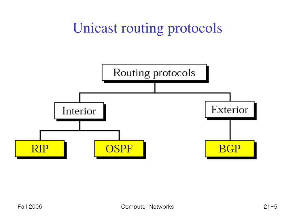 Routing Protocols Routing Protocols