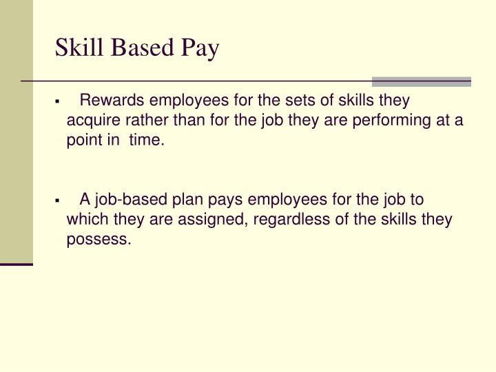 PPT - Skill/Knowledge Based Pay Competency Modeling PowerPoint ...