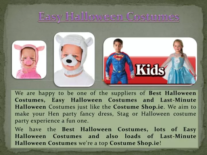 PPT - Last Minute Halloween Costumes PowerPoint Presentation, free download - ID:5705127