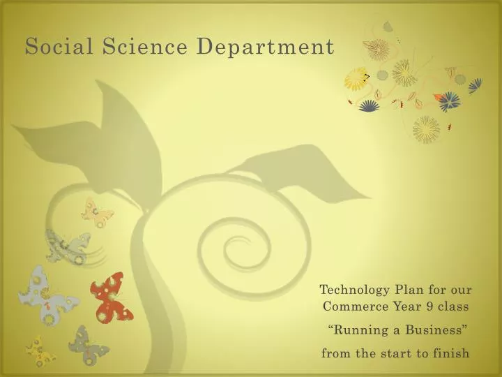PPT - Social Science Department PowerPoint Presentation, free download ...