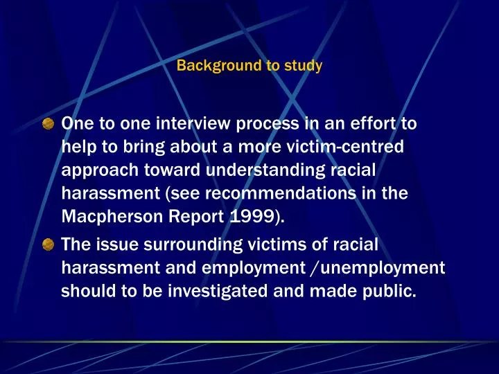 PPT - Background to study PowerPoint Presentation, free download - ID ...