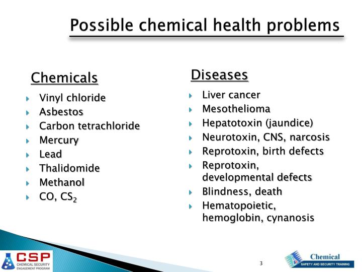 PPT - Chemical Safety and Security Overview PowerPoint Presentation ...