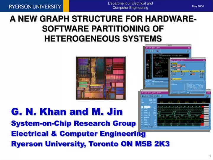 PPT - A NEW GRAPH STRUCTURE FOR HARDWARE-SOFTWARE PARTITIONING OF HETEROGENEOUS SYSTEMS ...