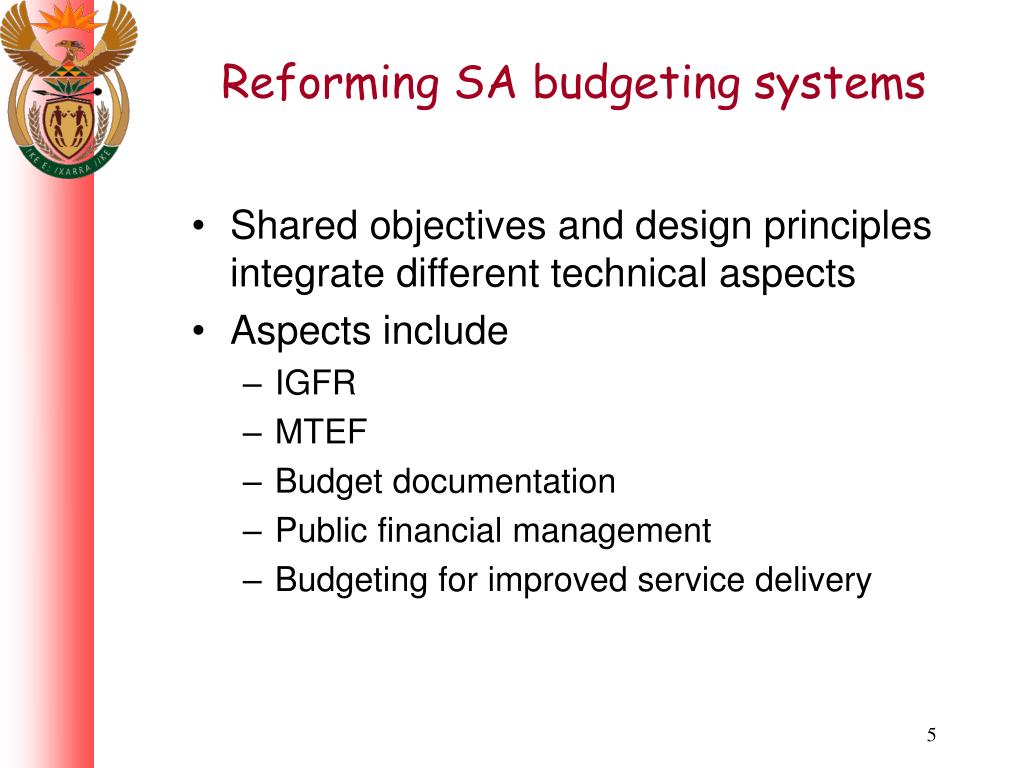 PPT - Budget Reform in South Africa PowerPoint Presentation, free ...