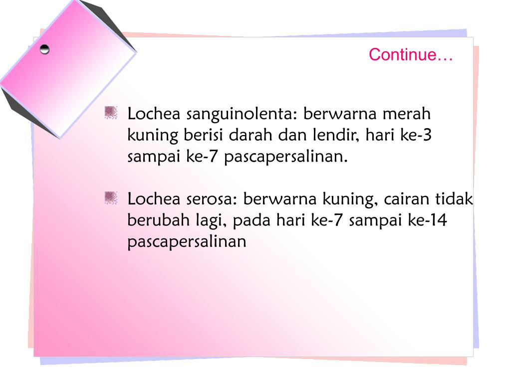 PPT - PER U BAHAN FISIOLOGIS MASA NIFAS PowerPoint Presentation, free ...