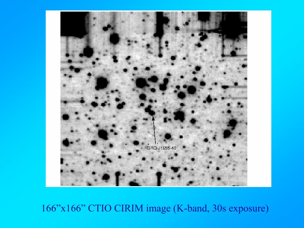 PPT - Infrared Spectroscopy of the Black Hole Candidate GRO J1655-40 ...