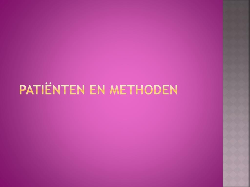 PPT - Overgewicht na behandeling voor acute lymfatische leukemie bij ...