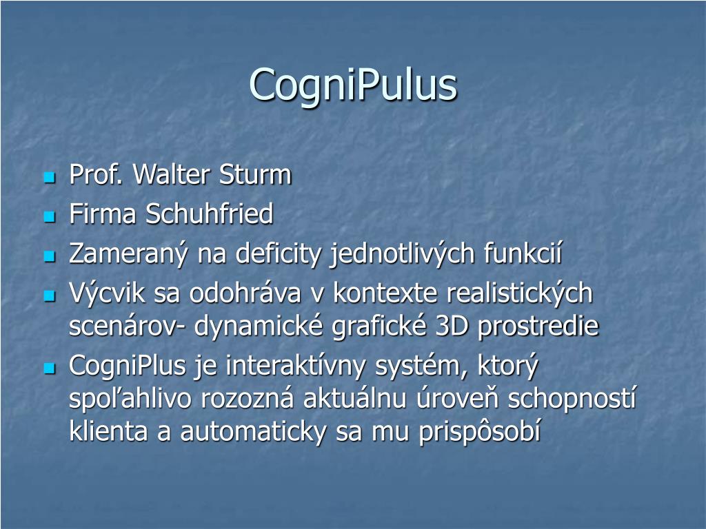 PPT - Nové možnosti tréningu pozornosti u detí s ADHD – PC program ...