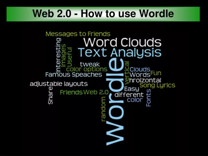 PPT - Web 2.0 - How to use Wordle PowerPoint Presentation, free ...
