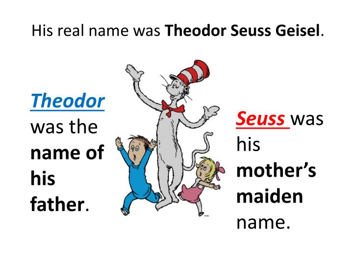 PPT - Dr. Seuss Biography PowerPoint Presentation - ID:5713158