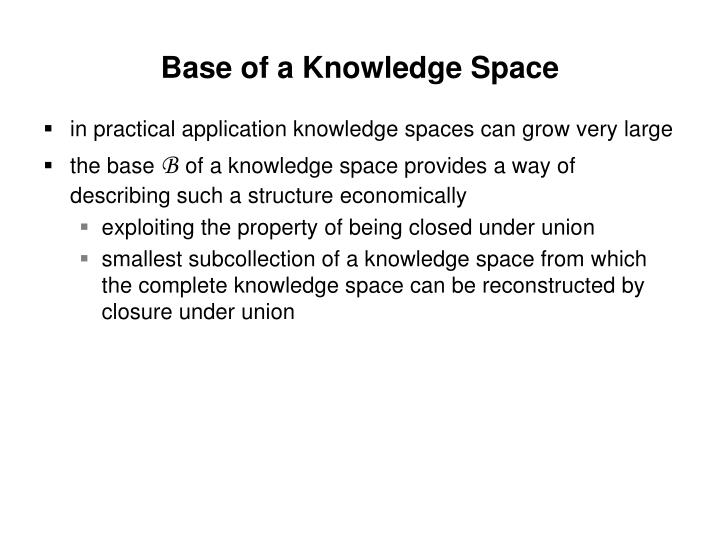 PPT - Introduction to Knowledge Space Theory: Part II PowerPoint ...