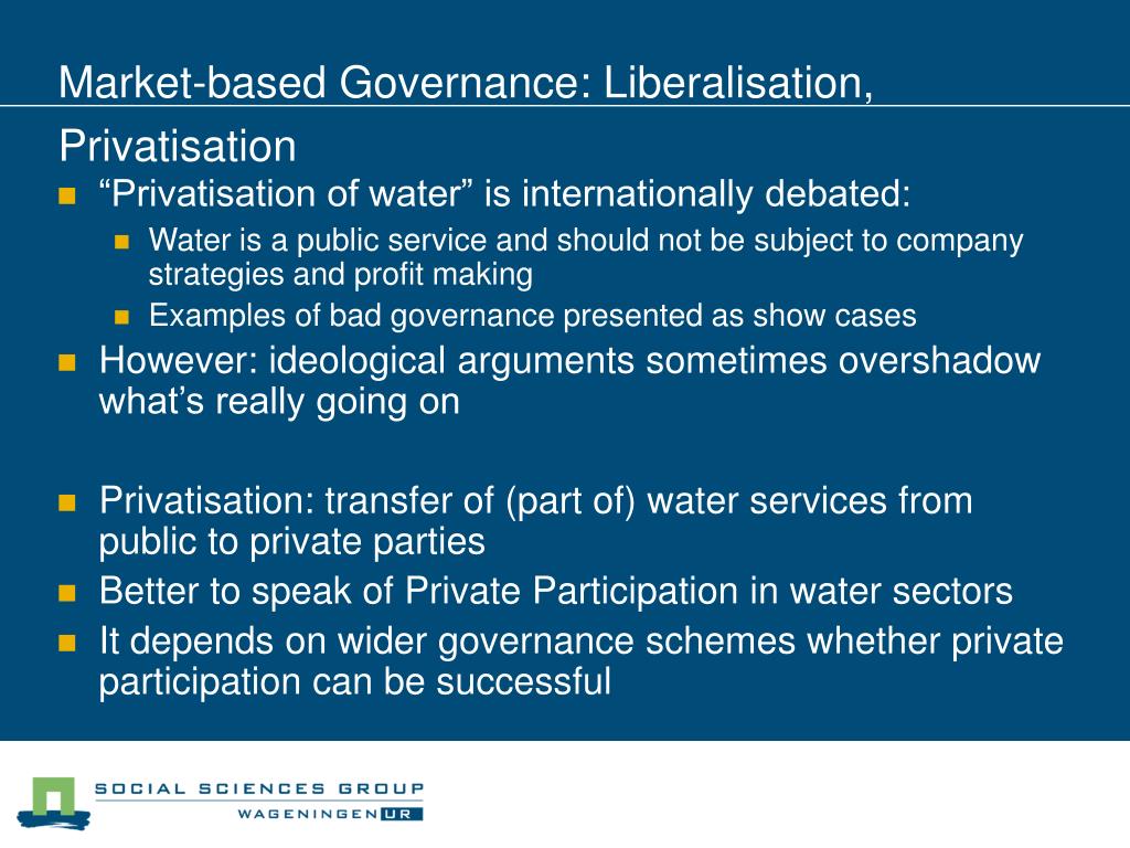 PPT - Water Rights and Policies: Water Governance and Institutions ...
