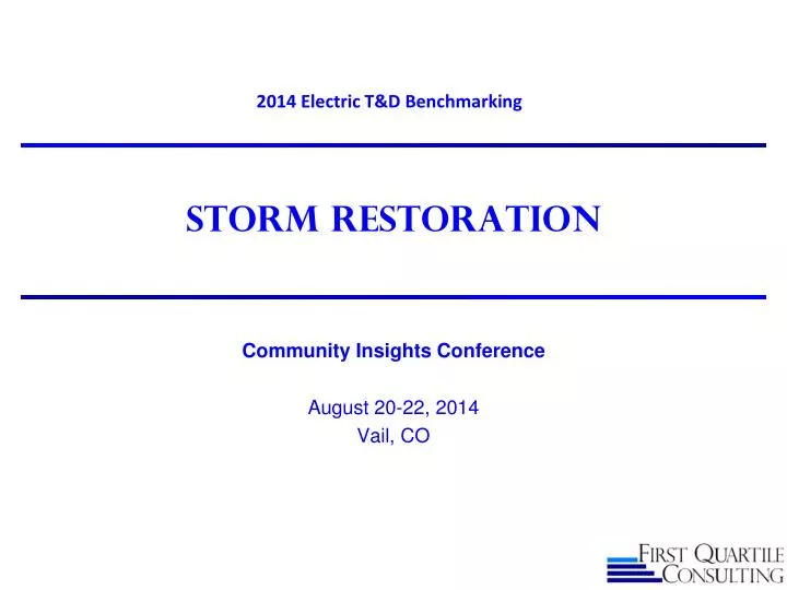 PPT - Storm Restoration PowerPoint Presentation, free download - ID:5714198