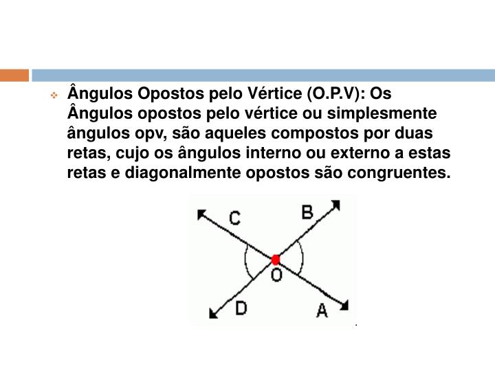 PPT - Ângulos PowerPoint Presentation - ID:5714373