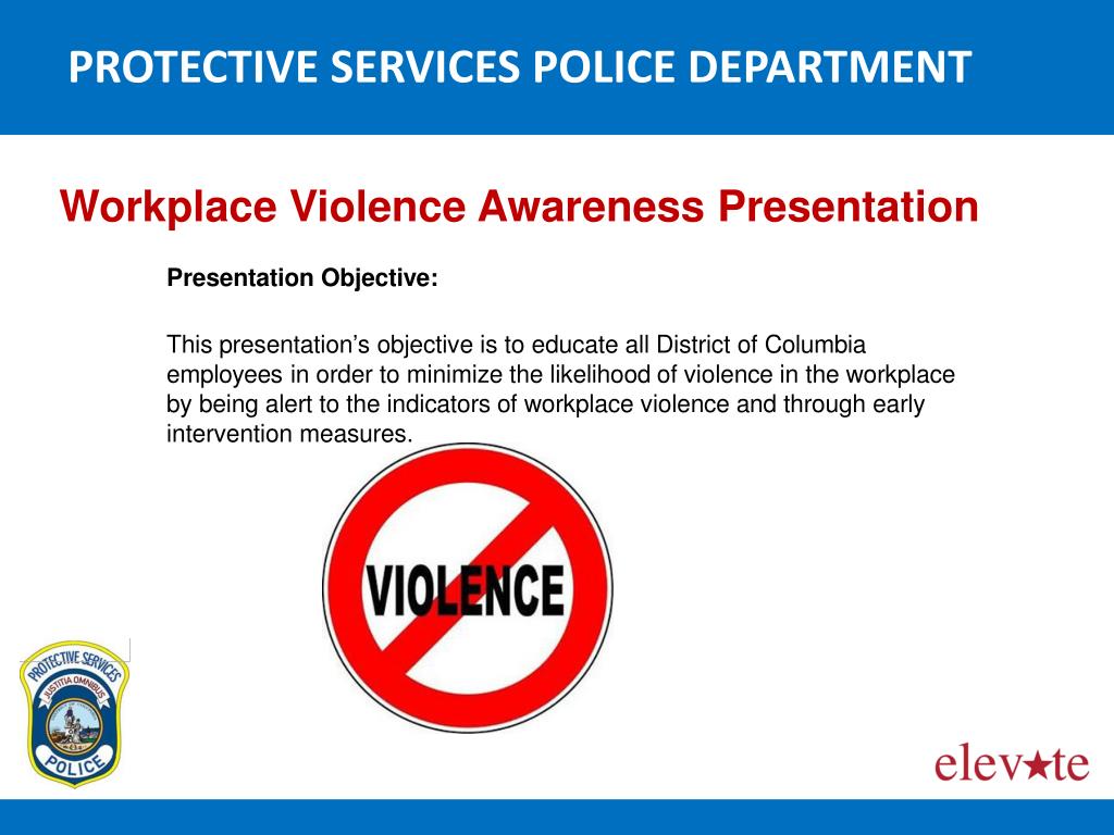 PPT - PROTECTIVE SERVICES POLICE DEPARTMENT PowerPoint Presentation ...