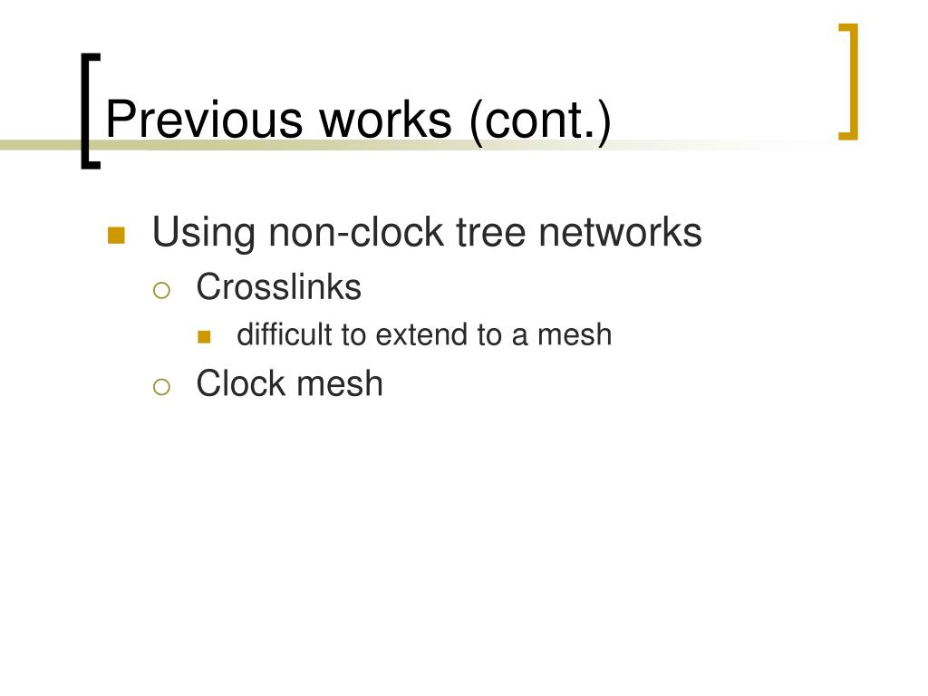 Ppt Accurate Clock Mesh Sizing Via Sequential Quadratic Programming Powerpoint Presentation