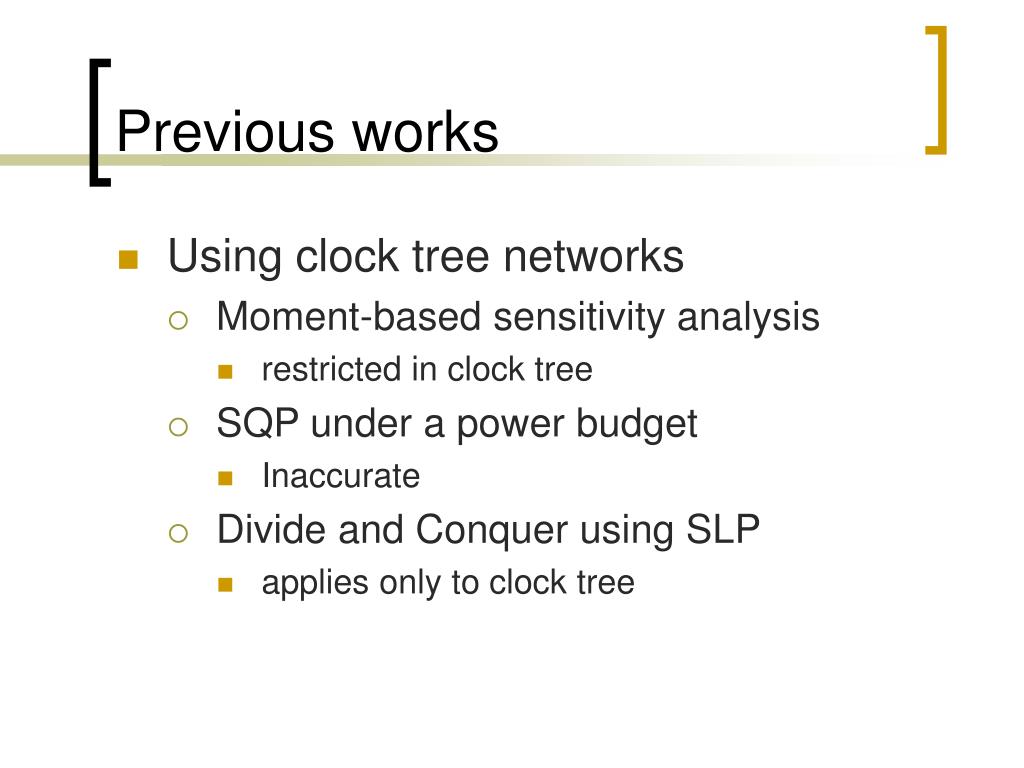 Ppt Accurate Clock Mesh Sizing Via Sequential Quadratic Programming Powerpoint Presentation