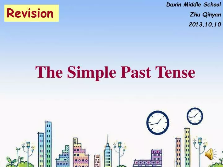 PPT - The Simple Past Tense PowerPoint Presentation, free download - ID ...