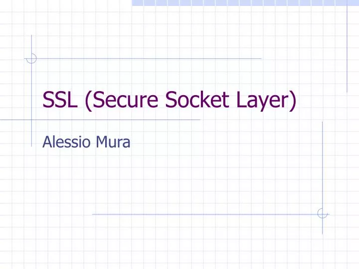 PPT - SSL (Secure Socket Layer) PowerPoint Presentation, free download ... PPT - SSL (Secure Socket Layer) PowerPoint Presentation, free download ...