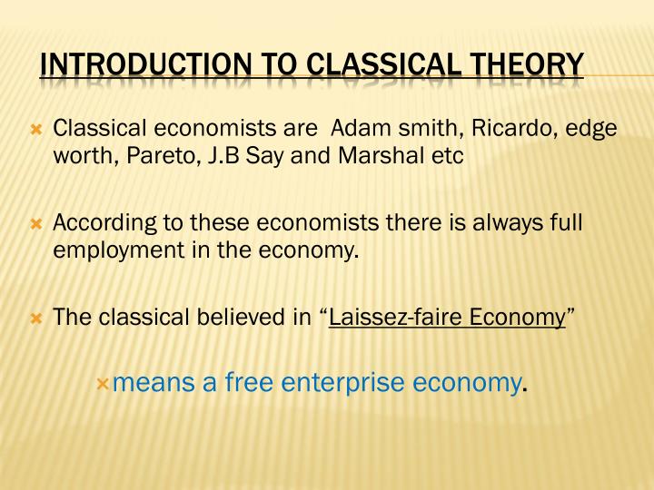 PPT - Chapter # 2 Classical theory of income and employment PowerPoint ...