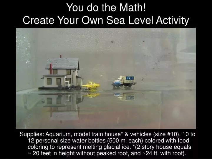 PPT - You do the Math! Create Your Own Sea Level Activity PowerPoint ...