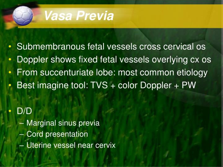 PPT - Prenatal Diagnostic Ultrasound in Application of Umbilical Cord ...