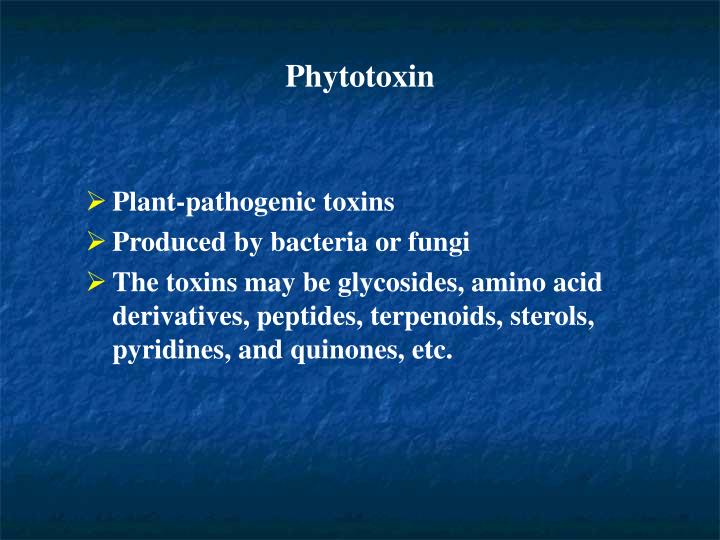PPT - Chapter 4 Phytotoxin PowerPoint Presentation - ID:5719314