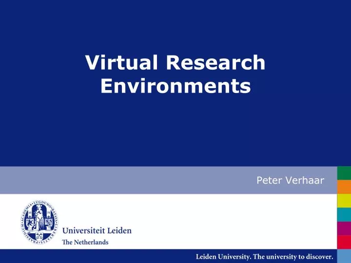 PPT - Virtual Research Environments PowerPoint Presentation, free ...