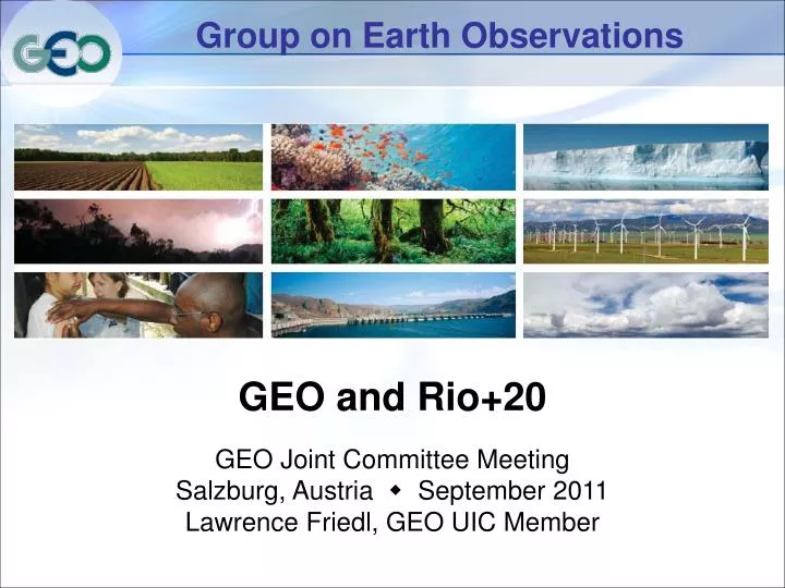 PPT - Group on Earth Observations PowerPoint Presentation, free ...