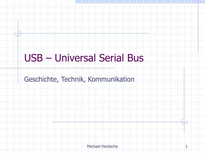 PPT - USB – Universal Serial Bus PowerPoint Presentation, free download ...
