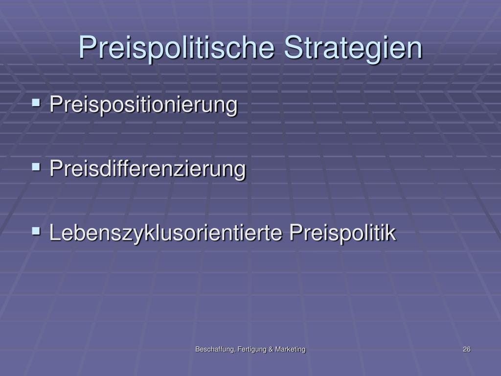 PPT - Kontrahierungspolitik und preispolitische Überlegungen PowerPoint ...