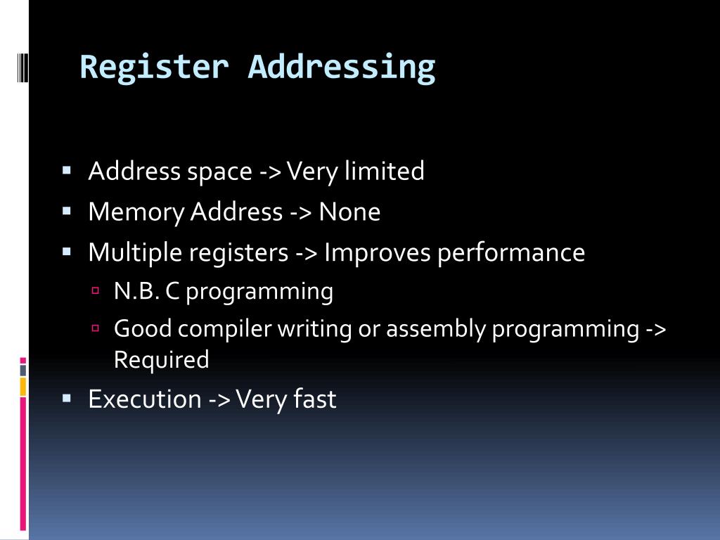 PPT - Instruction Sets: Addressing modes and Formats PowerPoint ...