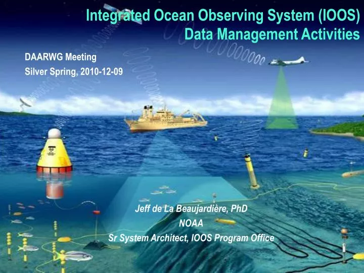 PPT - Integrated Ocean Observing System (IOOS) Data Management ...