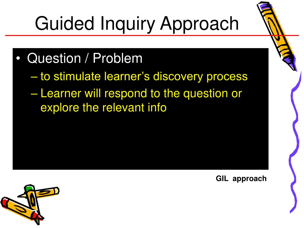 Ppt A Guided Inquiry Learning Approach In A Web Environment Theory