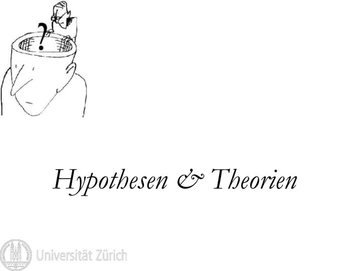 PPT - Hypothesen & Theorien PowerPoint Presentation, free download - ID ...