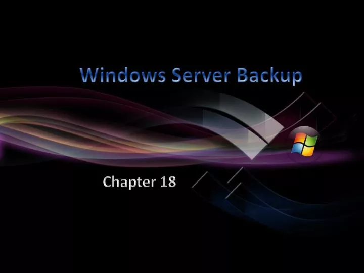 PPT - Windows Server Backup PowerPoint Presentation, free download - ID ...