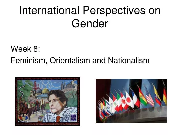 PPT - International Perspectives on Gender PowerPoint Presentation ...