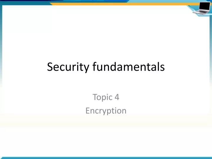 PPT - Security fundamentals PowerPoint Presentation, free download - ID ...