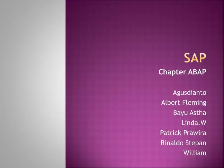 PPT - SAP PowerPoint Presentation, free download - ID:5726173