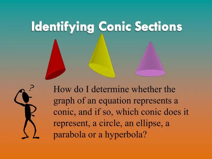 PPT - Identifying Conic Sections PowerPoint Presentation, free download ...