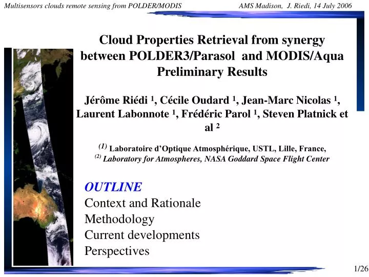 PPT - OUTLINE Context and Rationale Methodology Current developments ...