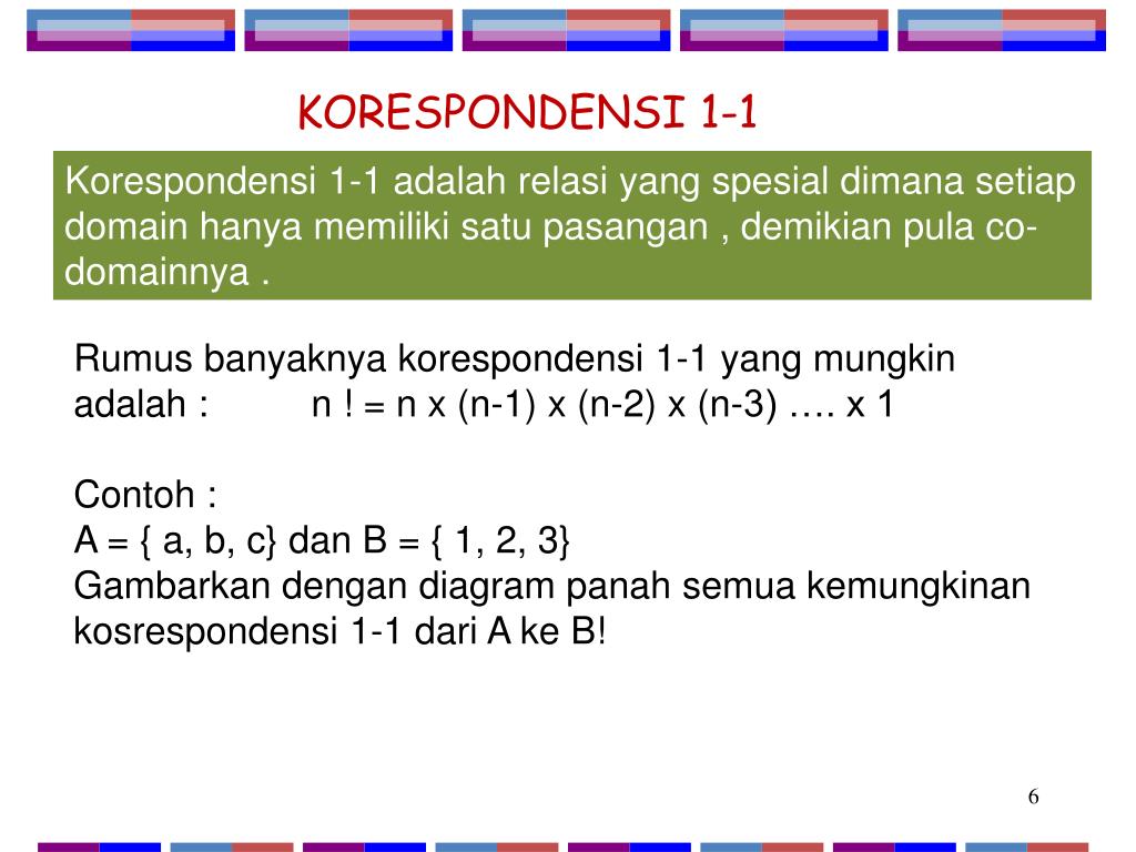 PPT - RELASI, FUNGSI & KORESPONDENSI 1-1 PowerPoint Presentation - ID ...