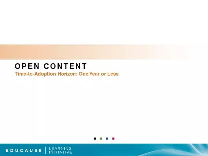 PPT - Open Content PowerPoint Presentation, free download - ID:5729506