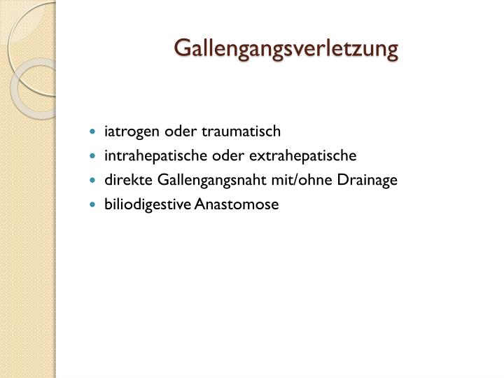 PPT - Chirurgie des Gallensystems PowerPoint Presentation - ID:5730301