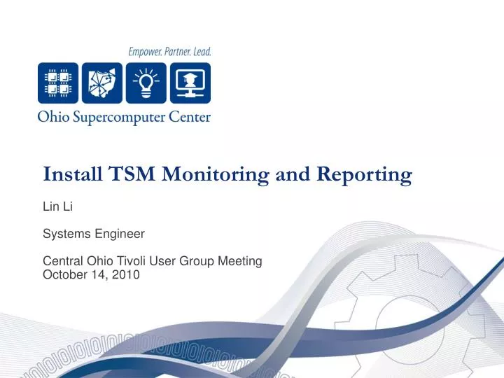 PPT - Install TSM Monitoring and Reporting PowerPoint Presentation, free download - ID:5730386